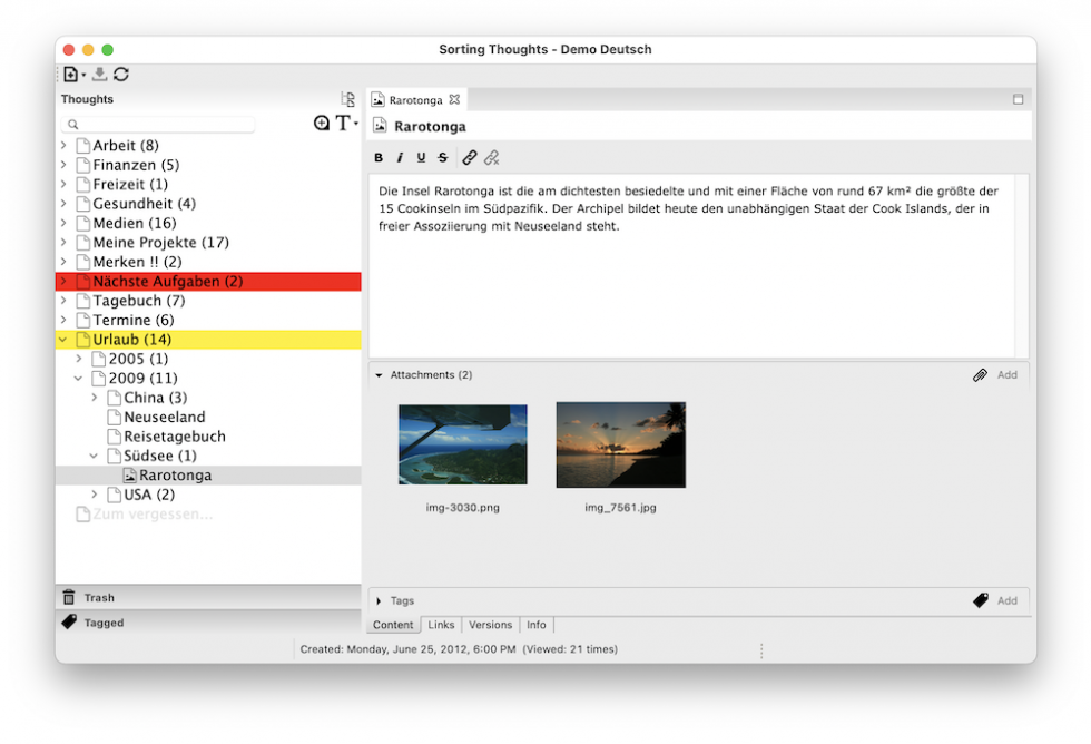 10 Years Sorting Thoughts | Sorting Thoughts - the simple and private ...